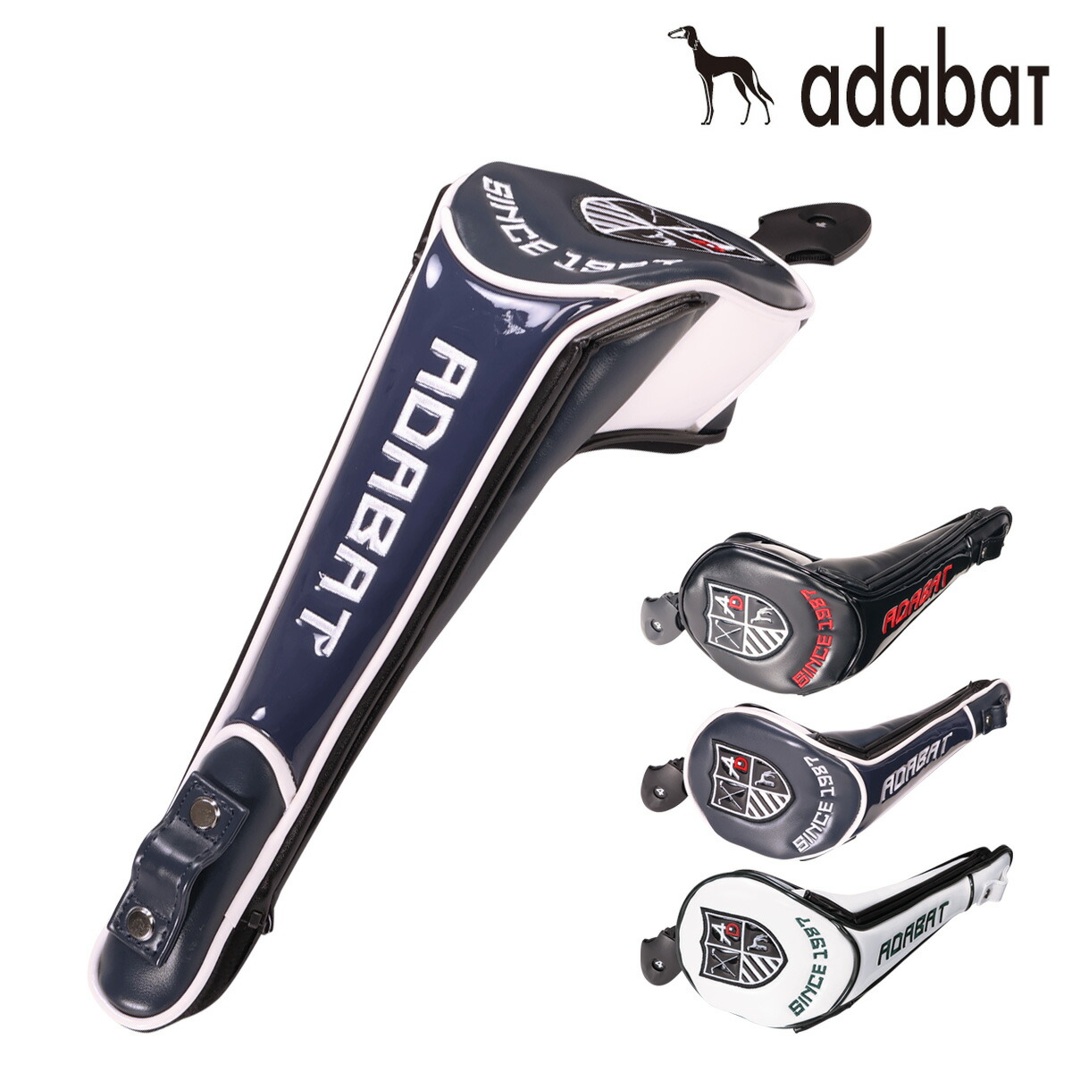 【楽天市場】【全品10倍★7/26(土)2時迄】アダバット ゴルフ フェアウェイウッドカバー ヘッドカバー FW用 ABF435 adabat GOLF 番手付き マグネットタイプ フェア ...