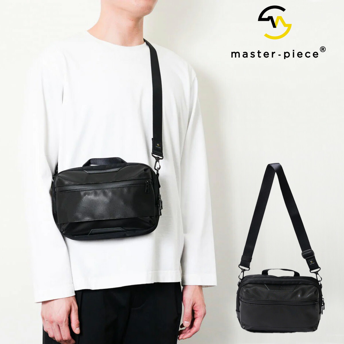 【楽天市場】マスターピース ショルダーバッグ プログレス コーティング メンズ 02400sc master piece Progress Coating Ver. 日本製 軽量 撥水 ミニ ...