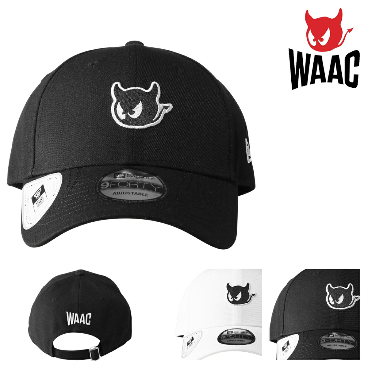 【楽天市場】ワック ゴルフ キャップ ニューエラコラボ メンズ レディース072244830 WAAC サイズ調整可能 スポーツ アウトドア[即日発送]：SAC’SBAR LIFESTYLE ...