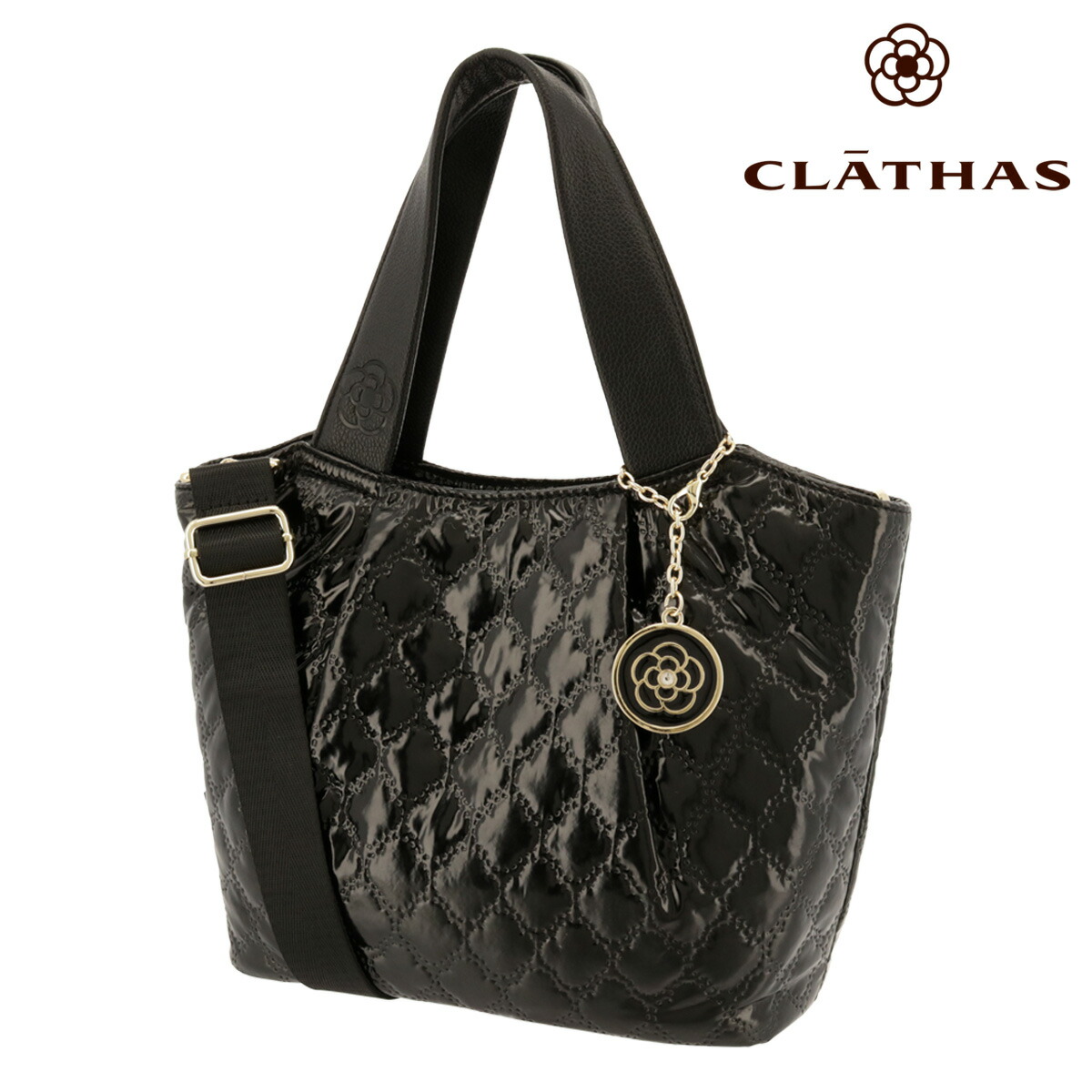 【楽天市場】クレイサス トートバッグ レディース フォリア 190033 CLATHAS｜2WAY ショルダーバッグ ミニトート ハンドバッグ 軽量 キルティング 花 カメリア エナメル ...