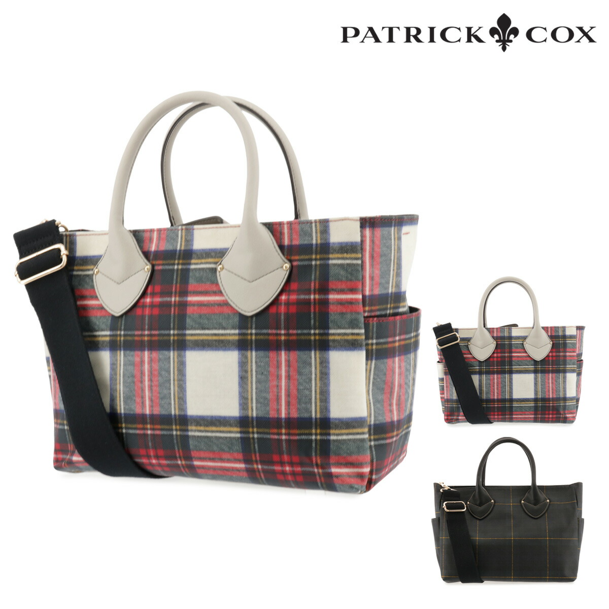 【楽天市場】パトリックコックス ショルダーバッグ 2WAY レディース PXLHDJH2 パターン PATRICK COX ハンドバッグ トートバッグ チェック柄 婦人[ikou22]：メゾン ...
