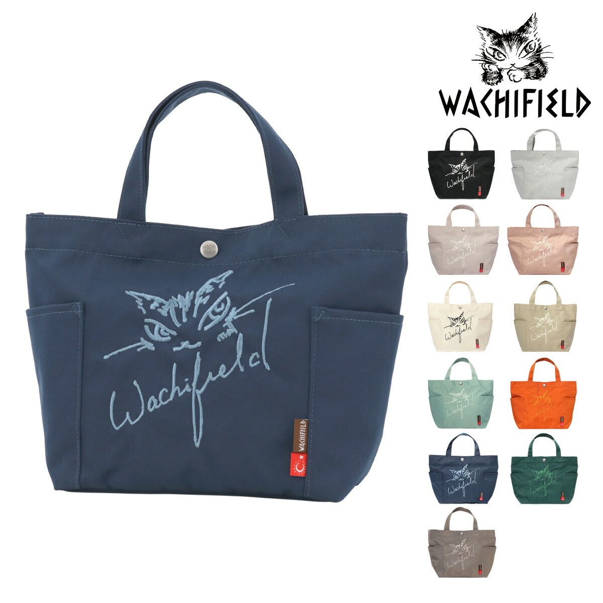 【楽天市場】わちふぃーるど 猫のダヤン トートバッグ レディース WTPL-01 WACHIFIELD | A5 ランチトート ミニトート 刺繍：ブランド雑貨・財布 リチャード