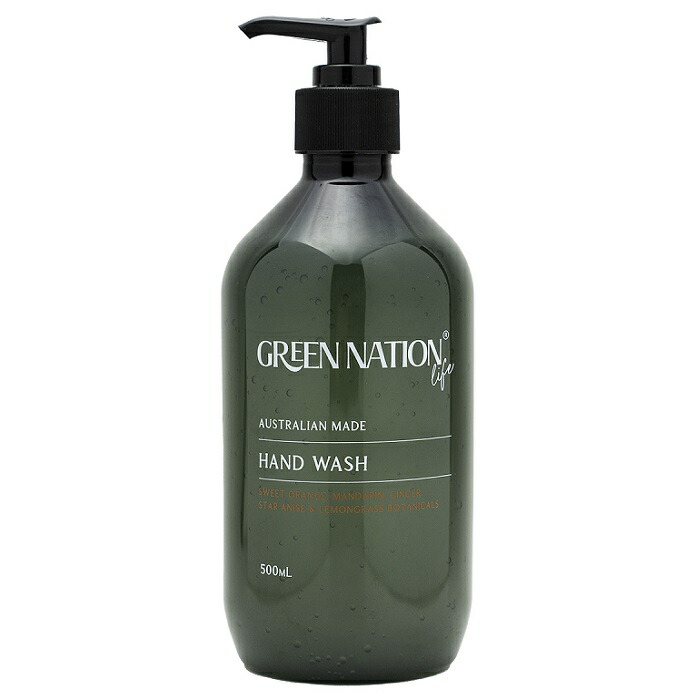 【楽天市場】GREEN NATION LIFE（グリーンネイションライフ）ハンドケア【ハンドウォッシュ 500ml（スイートオレンジ＆レモン ...