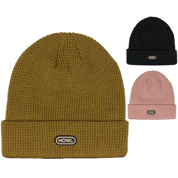 【楽天市場】24-25 HOWL / ハウル WAFFLE beanie メンズ レディース ビーニー ニット帽 スノーボードウェア スノー ...