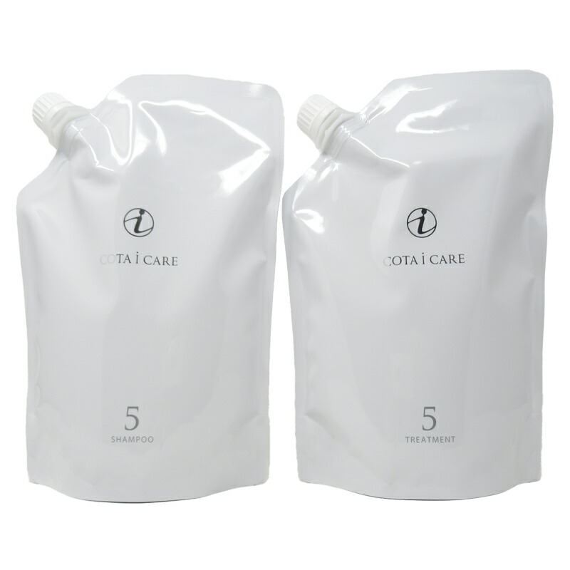 【楽天市場】〈セット〉コタ アイ ケア シャンプー 5 750ml ＆ トリートメント 5 750g (レフィル 詰替)：rifare