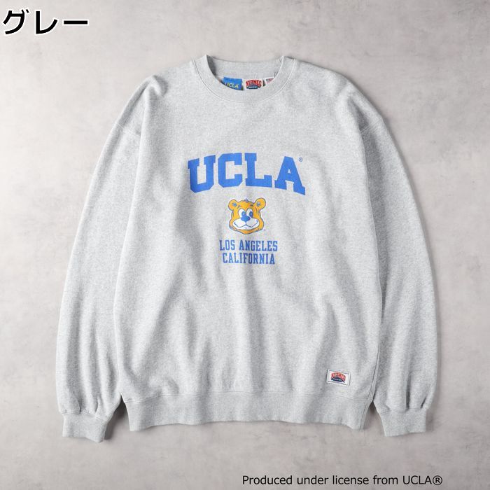 【楽天市場】UCLA 【UCLA×NUTMEG】プリントクルーネックRight-on ライトオン 2J7-64541 UCLA ユーシーエルエー：ライトオン楽天市場店