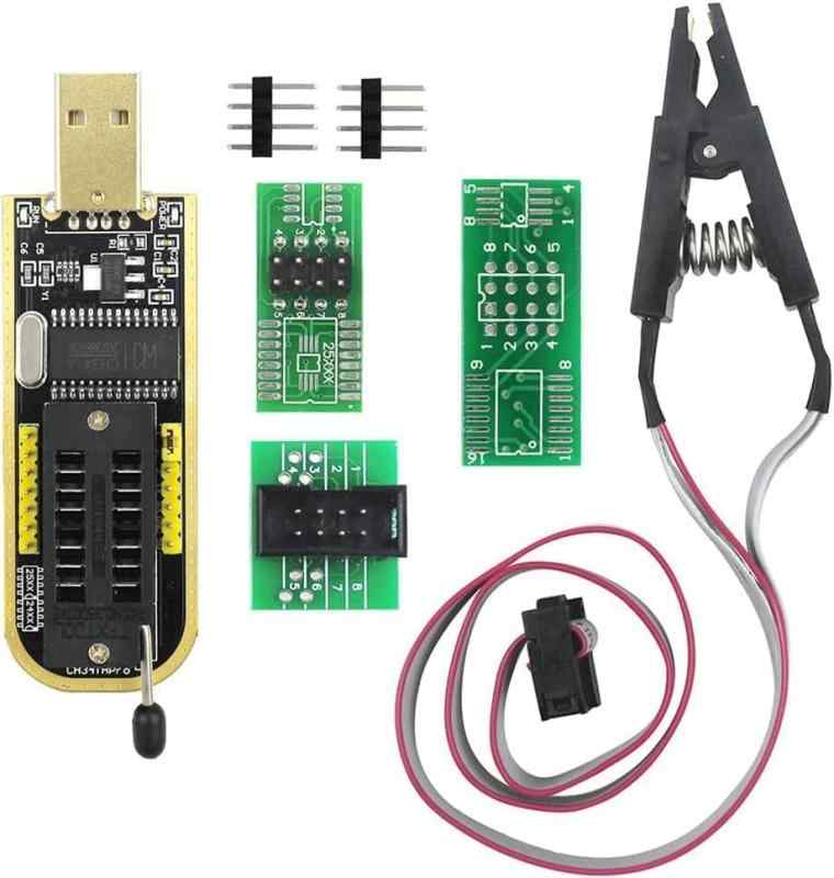 【楽天市場】 CH341A ROMライター SPI Flashライター 24 25シリーズ EEPROM BIOS プログラマー USB ...