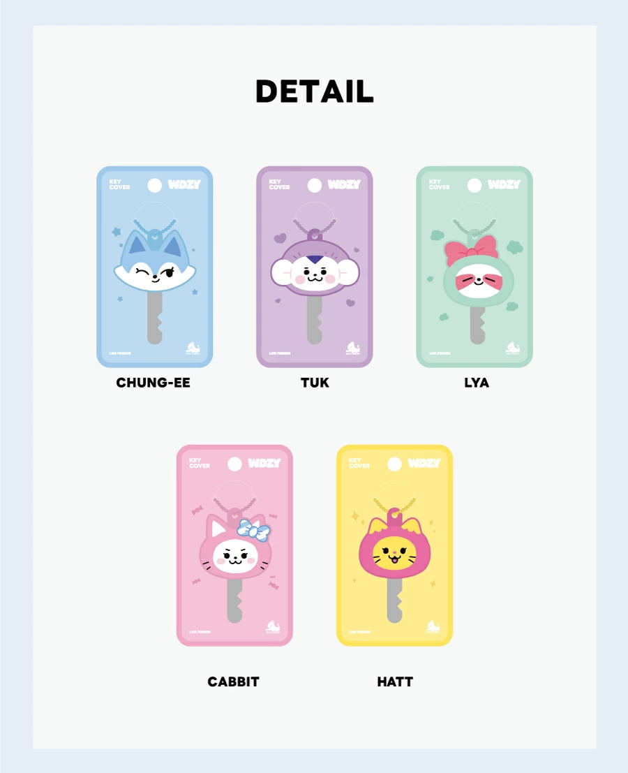 【楽天市場】【国内発送】公式 WDZY キーカバー ★ 韓国 グッズ ITZY キーホルダー アイドルグッズ 可愛い LYA CHUNG-EE ...