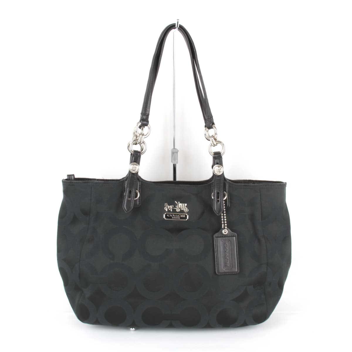 【楽天市場】『USED』 COACH コーチ シグネチャー 15758 トートバッグ キャンバス ブラック レディース【中古】：Brand ...