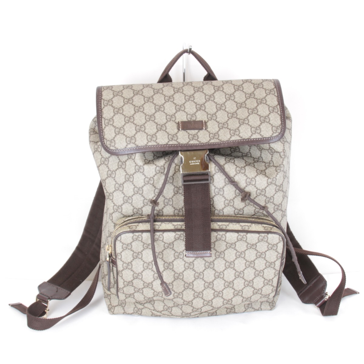 【楽天市場】良品『USED』 GUCCI グッチ 246103 002123 リュック・デイパック GGプラス ベージュ レディース【中古 ...