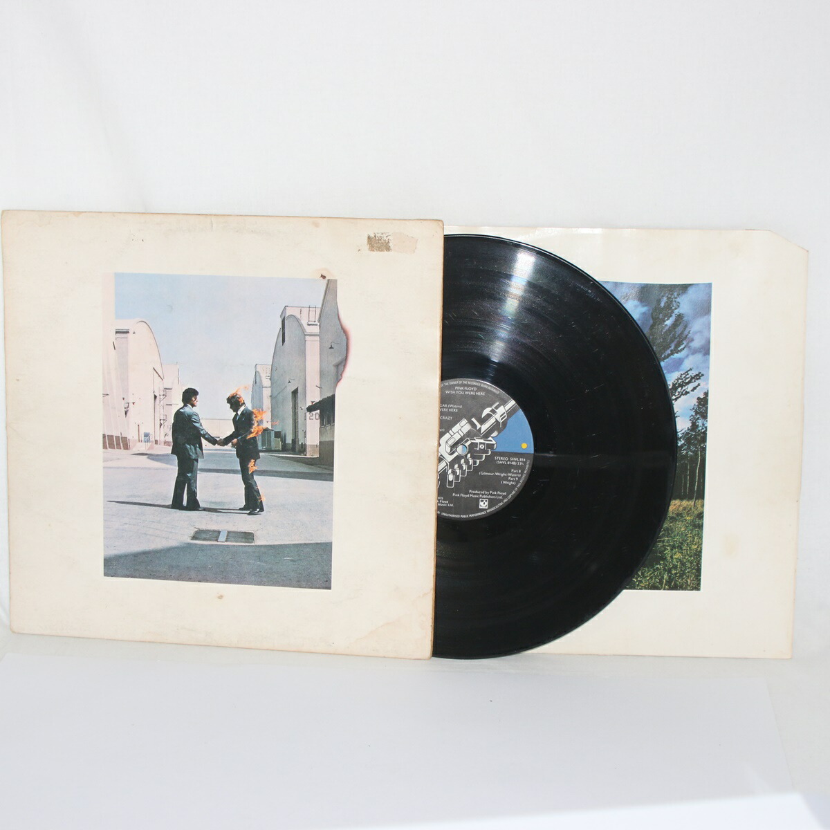 【楽天市場】【海外直輸入中古品】英LP Pink Floyd Wish You Were Here UKセカンドプレス(1975～76年頃 ...