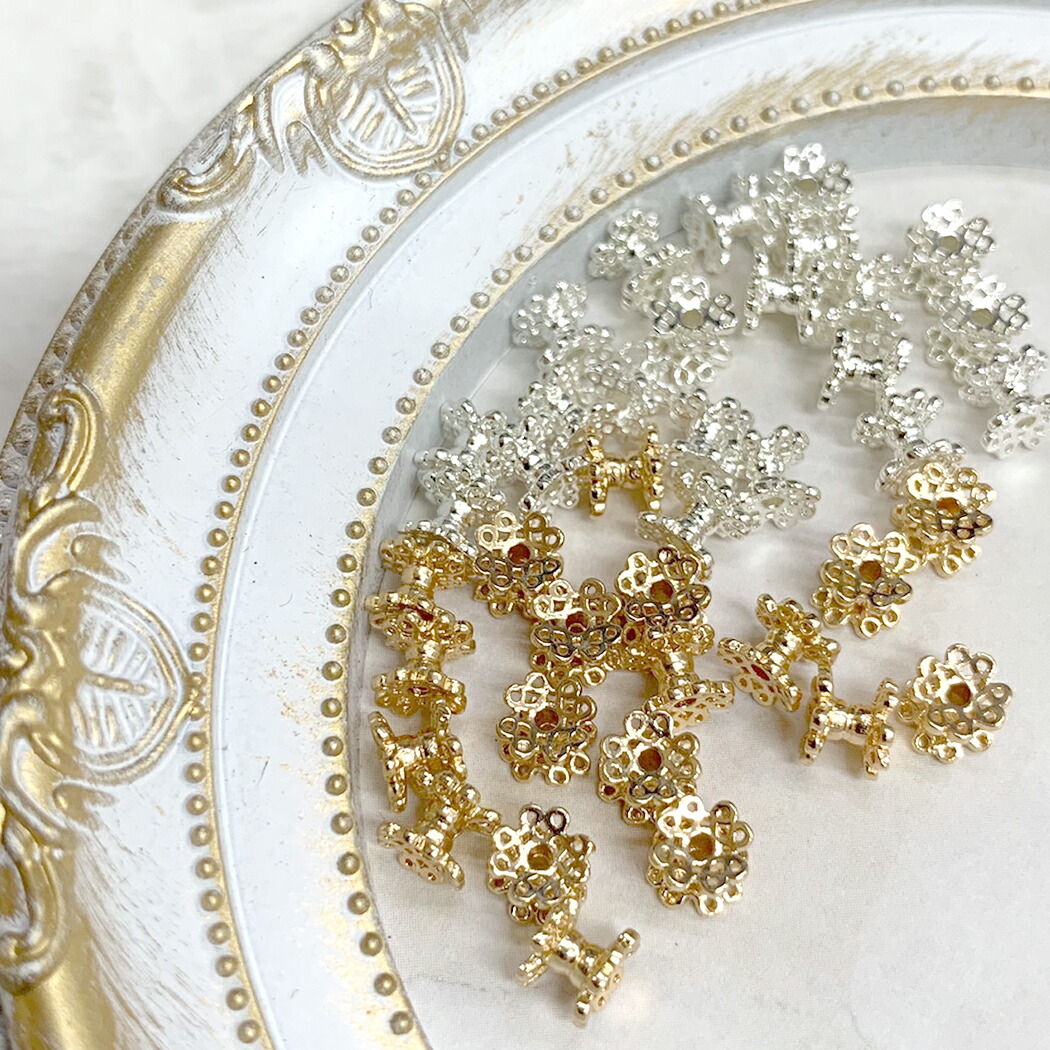 【楽天市場】ロンデル スペーサービーズ ゴールドフィルド 14KGF アクセサリーパーツ 透かし 花 ハンドメイド 素材 手芸：Rinma