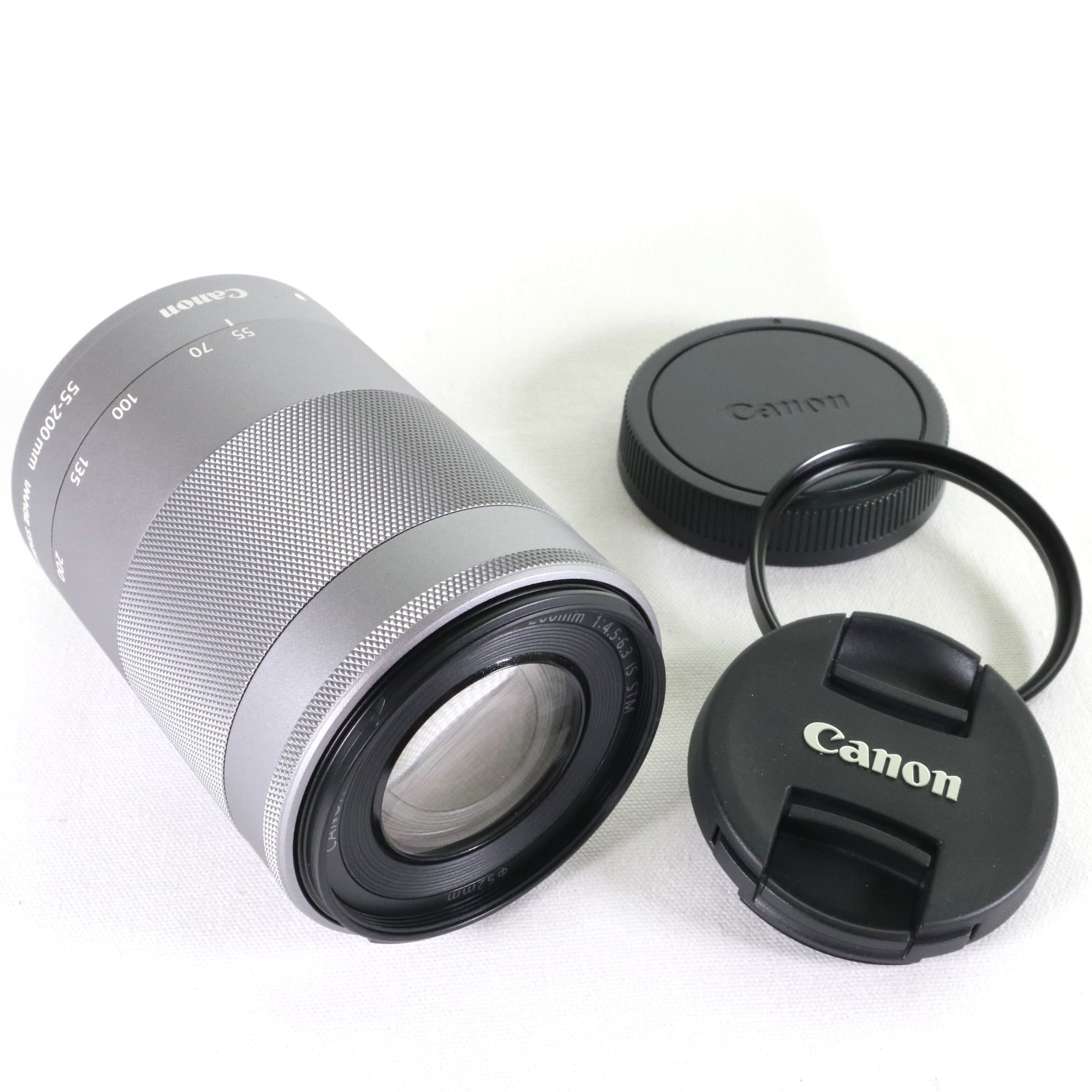 【楽天市場】【中古】 極上美品 CANON EF-M 55-200mm F4.5-6.3 IS STM シルバー キャノン k2183-3 ...