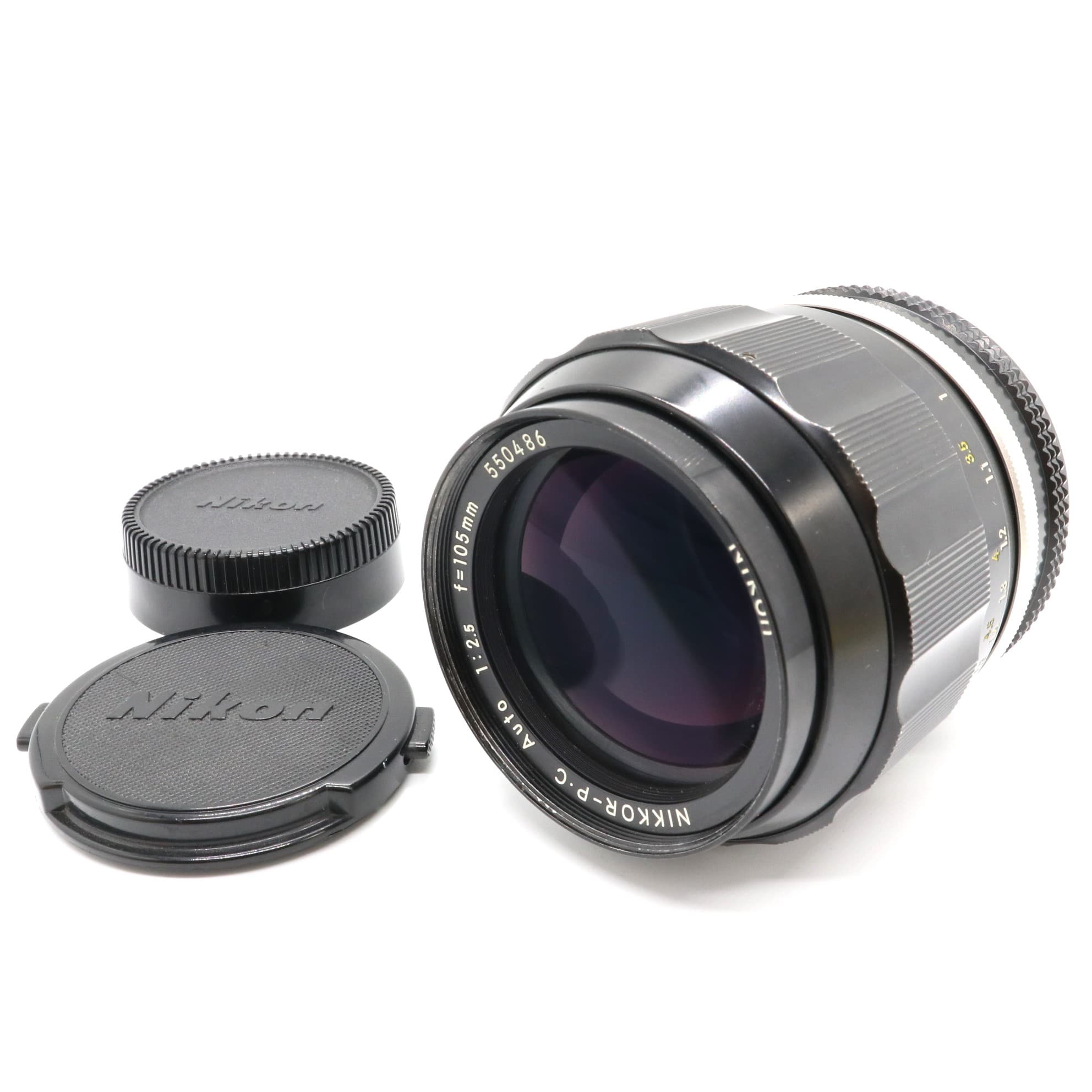 【楽天市場】【中古】 《美品》 単焦点レンズ NIKON Nikkor-p c auto 105mm F2.5 ニコン k2805：りん ...