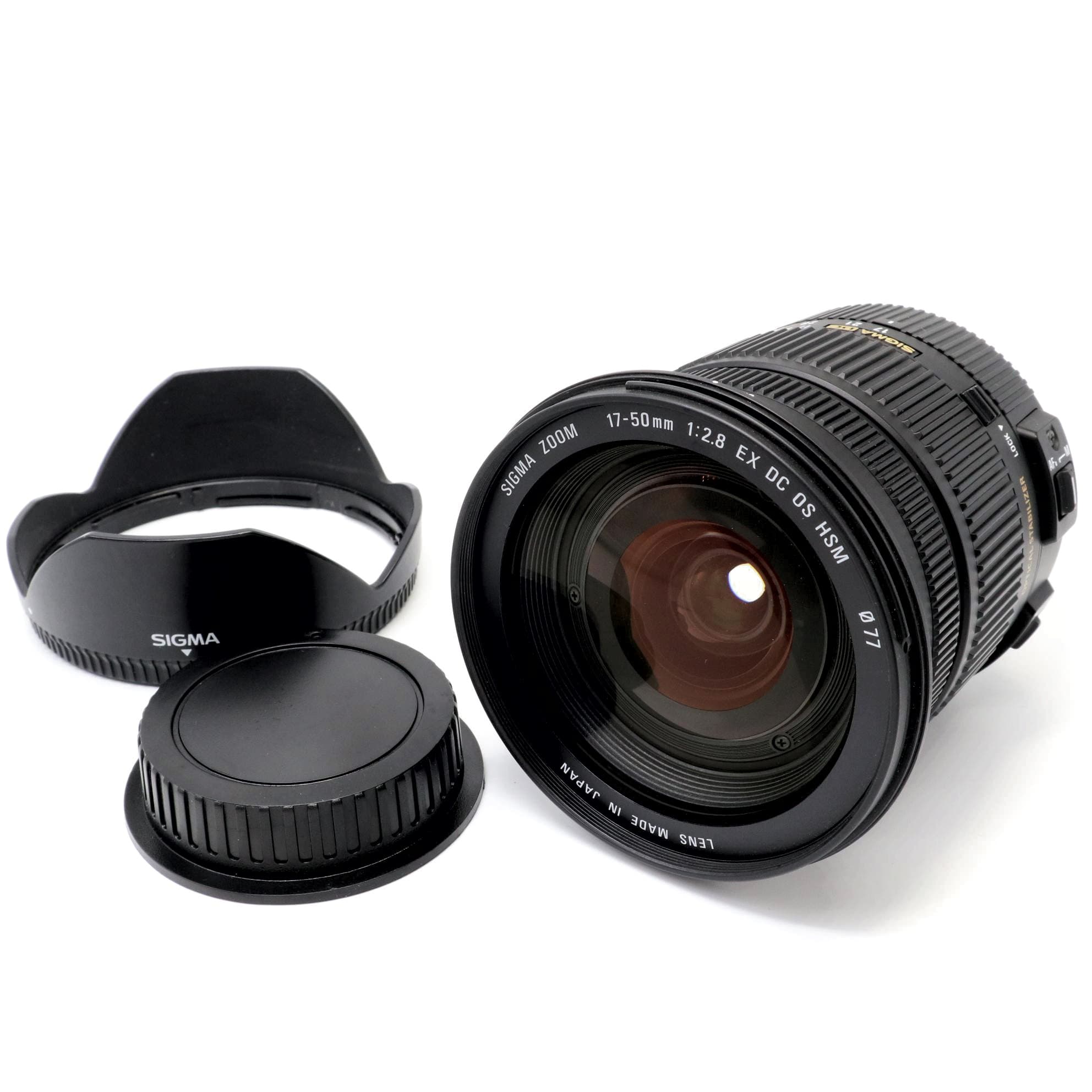 【楽天市場】【中古】 《美品》 SIGMA 17-50mm F2.8 EX DC OS HSM CANON キヤノン キヤノン k2738 ...
