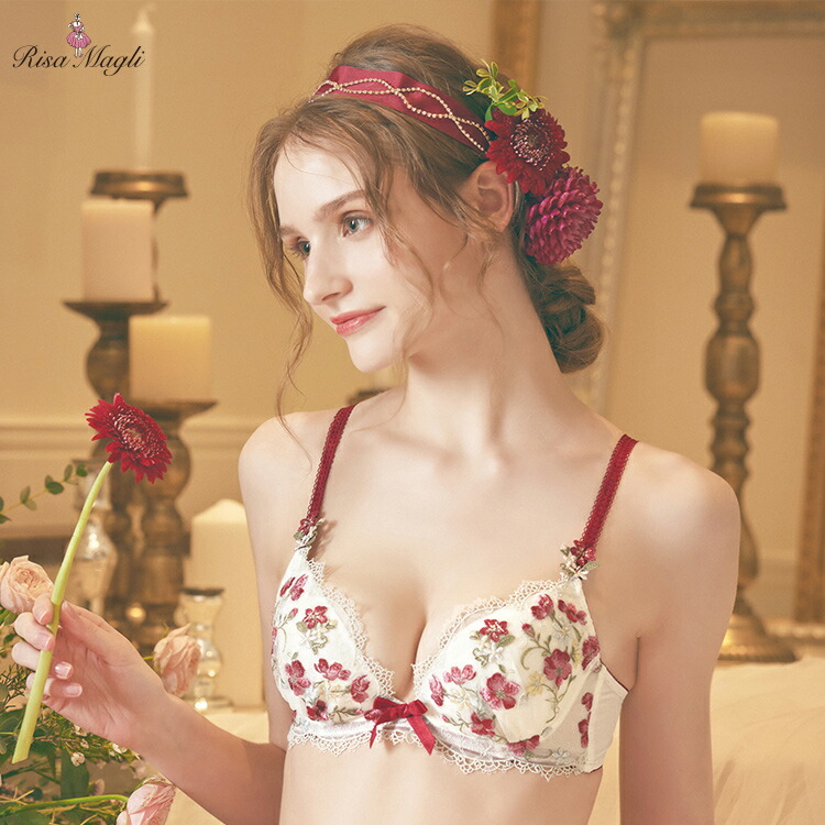 【楽天市場】【さらに10％OFF★7月15日12時-7月27日23時59分まで】 【50%OFF】リサマリ レーヌ ブラジャー B・C・Dカップ アン・マリー Risa Magli ...