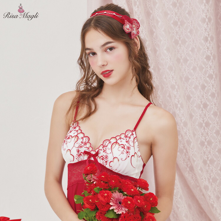 【楽天市場】【さらに10％OFF★8月6日12時-8月11日23時59分まで】 【50％OFF】リサマリ カップ付きスリップ ブランディーヌ Risa Magli Risamagli ノン ...