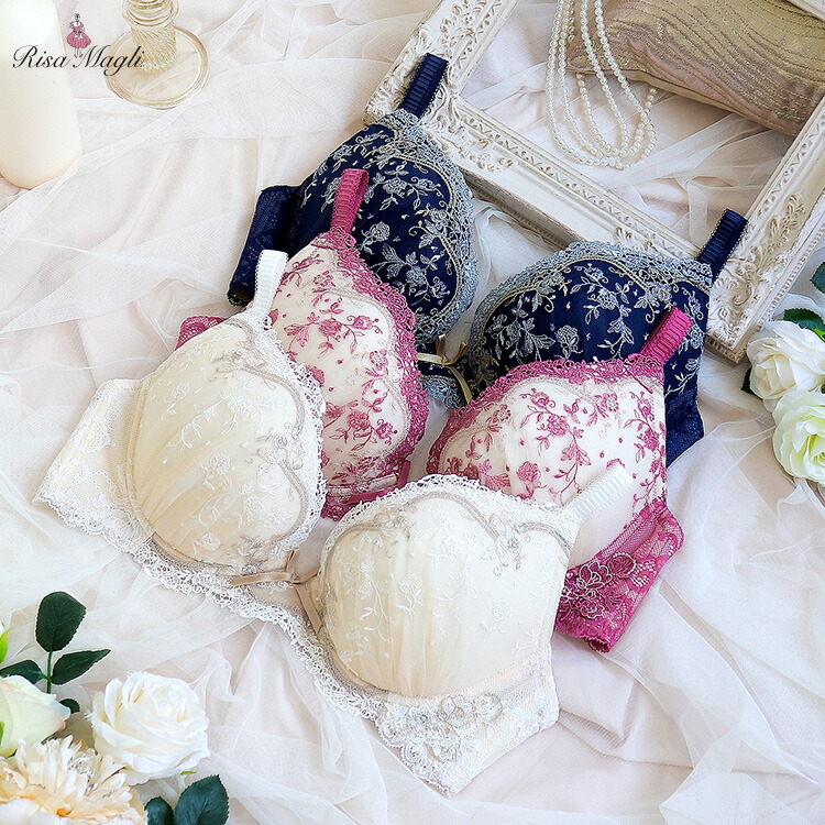 【楽天市場】【30％OFF】リサマリ レーヌ ブラジャー Gカップ Hカップ アリアンナ Risa Magli Risamagli ブラ VMakeType グラマーサイズ レース プチプラ ...