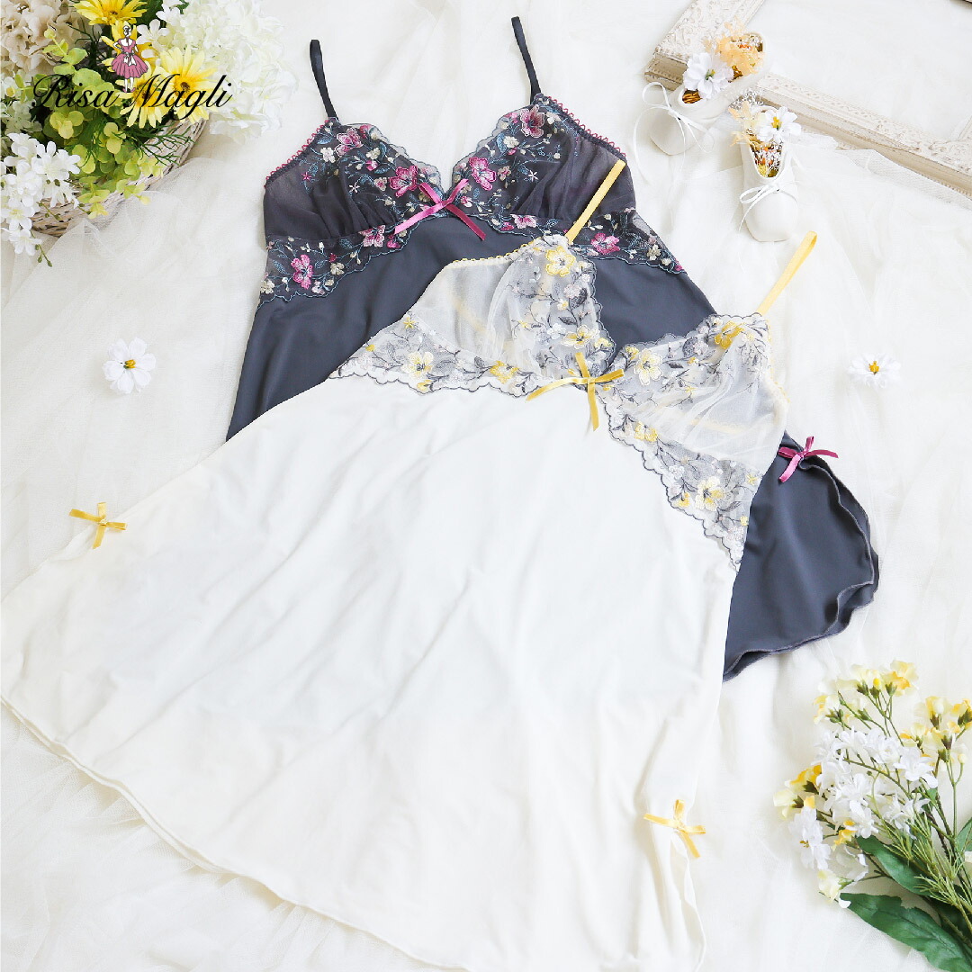 【楽天市場】【さらに10％OFF★2月7日12時-2月10日23時59分まで】【30％OFF】リサマリ スリップ シェンナ Risa Magli Risamagli ノンワイヤー レース ...