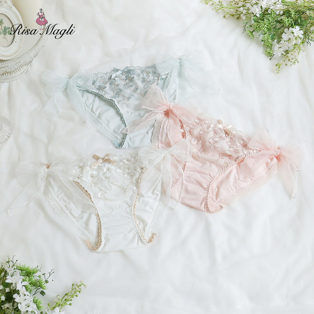 【楽天市場】【さらに10％OFF★9月19日12時-9月25日23時59分まで】【30％OFF】リサマリ リボンショーツ マリーナ Risa Magli ショーツ インナー 2402 921 ...