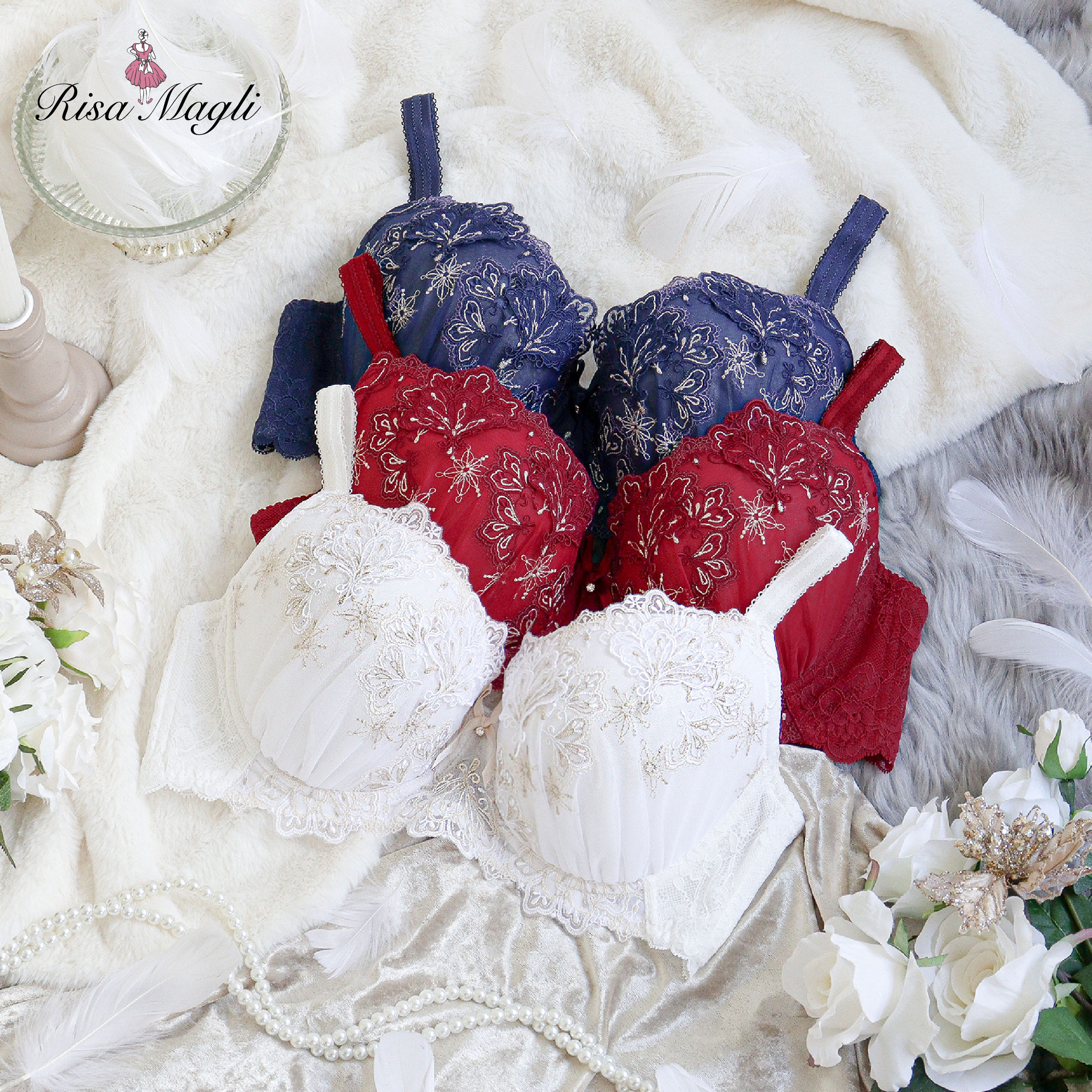 【楽天市場】リサマリ レーヌ ブラジャー Gカップ Hカップ カロリーネ Risa Magli Risamagli ブラ 大きいサイズ SMake Type グラマーサイズ グラマーブラ ...