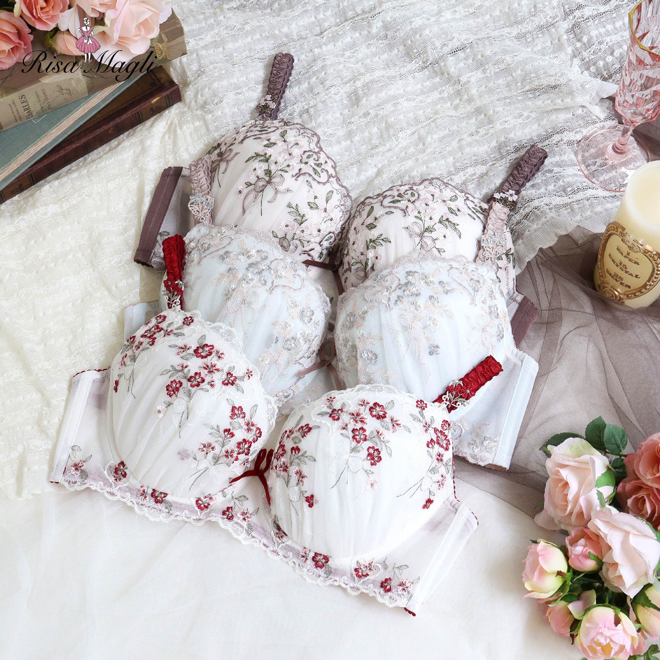 【楽天市場】リサマリ ブラジャー Gカップ Hカップ Iカップ リア Risa Magli Risamagli ブラ 大きいサイズ グラマーサイズ グラマーブラ バストアップタイプ かわいい ...