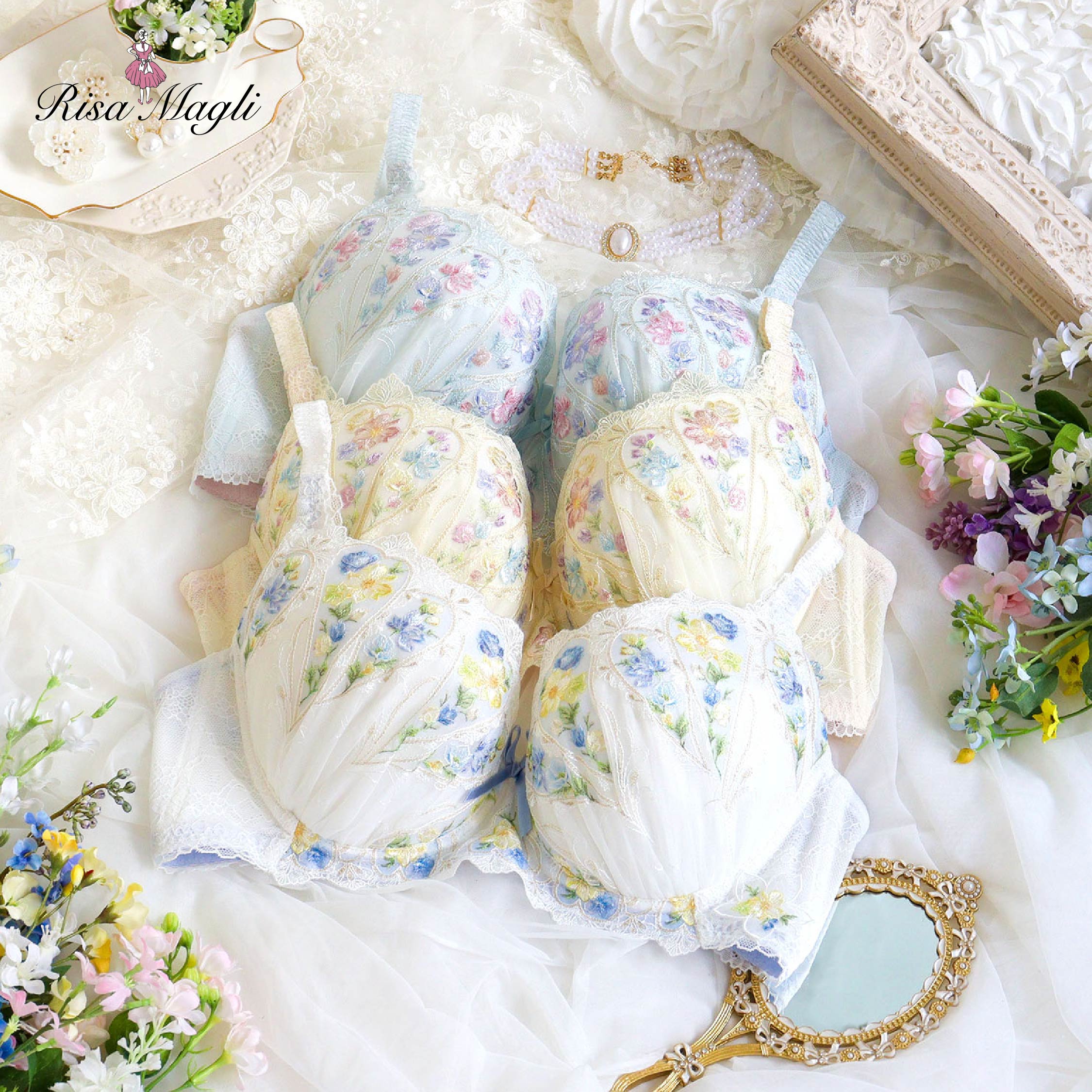 【楽天市場】リサマリ レーヌ ブラジャー Gカップ Hカップ フロリタ Risa Magli Risamagli ブラ 大きいサイズ グラマーサイズ グラマーブラ バストアップタイプ 2501 ...