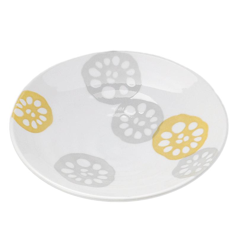 【楽天市場】丸山陶器(Maruyamatouki) れんこん軽量5.0皿(黄) 【16.3×2.8cm】 日本製 31455243：日用雑貨 ...