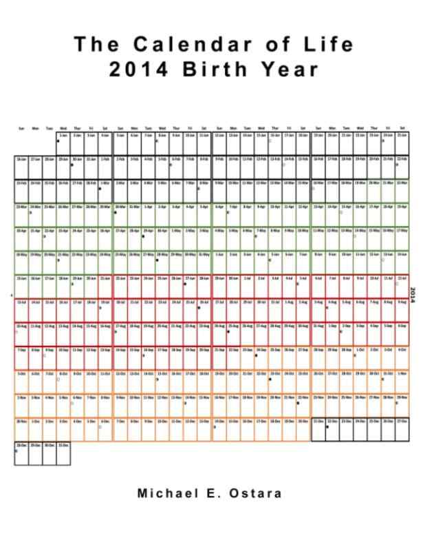 【楽天市場】The Calendar of Life: 2014 Birth Year：日用雑貨 RISE楽天市場店