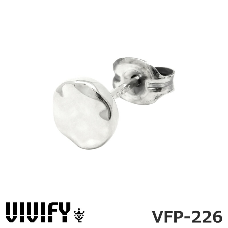 【楽天市場】ビビファイ 槌目 (ツチメ) サークル スタッドピアス シルバー925 VIVIFY VFP-226 Hammered Circle Pierce 1点売り 片耳用 メンズ 男性 ...