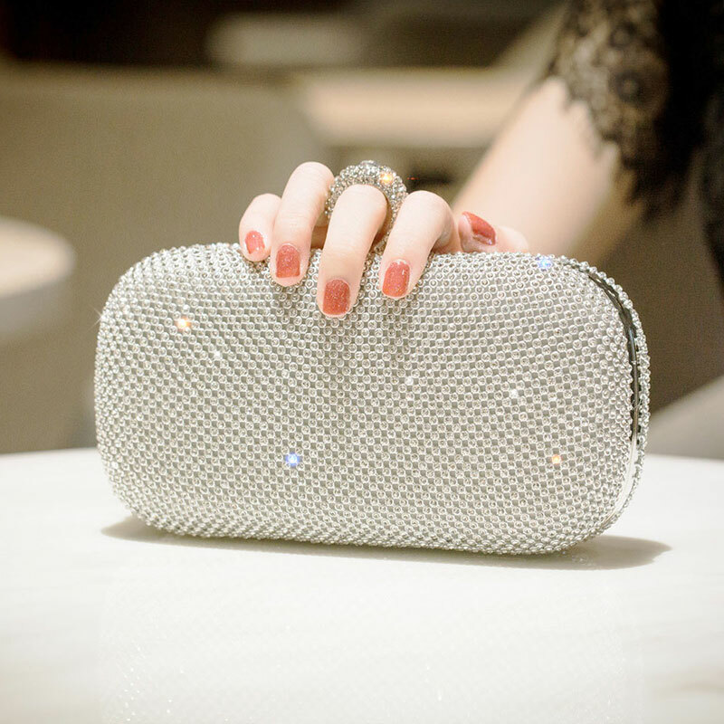 楽天市場】A052947O16クラッチバッグ レディース バッグ クリスタル