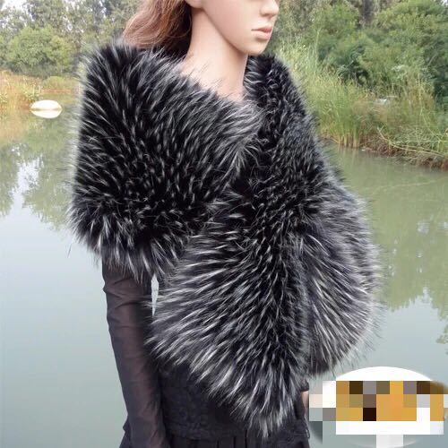 楽天市場】A062647フェイクファー ストール レディース 大判ショール