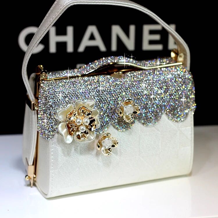 楽天市場】A002959豪華パーティーバッグ キラキラ ストーンBAG