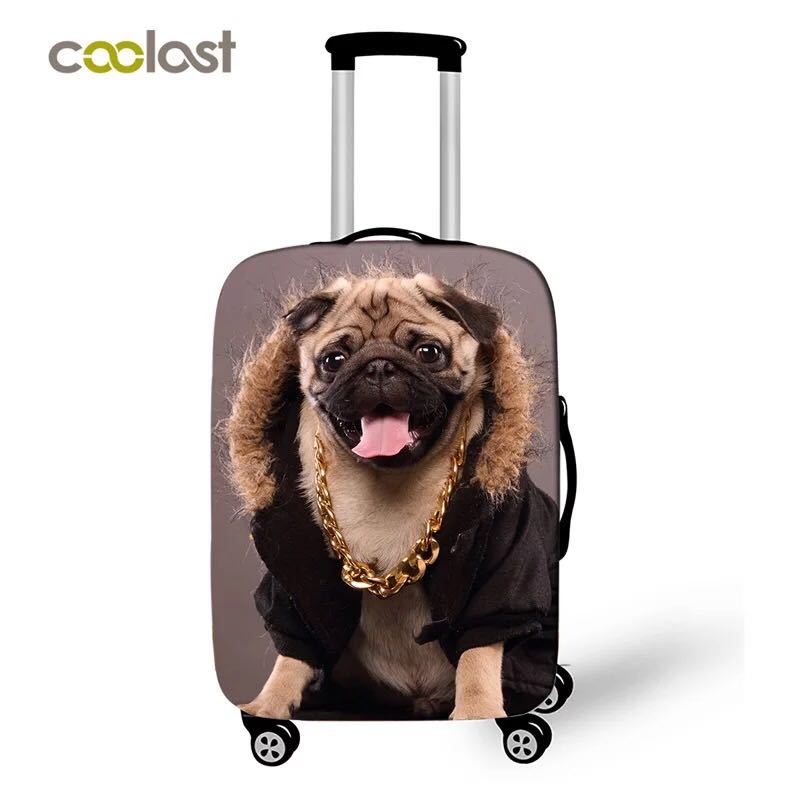 楽天市場】A028165パグデイザイン スーツケースカバー ラゲッジカバー