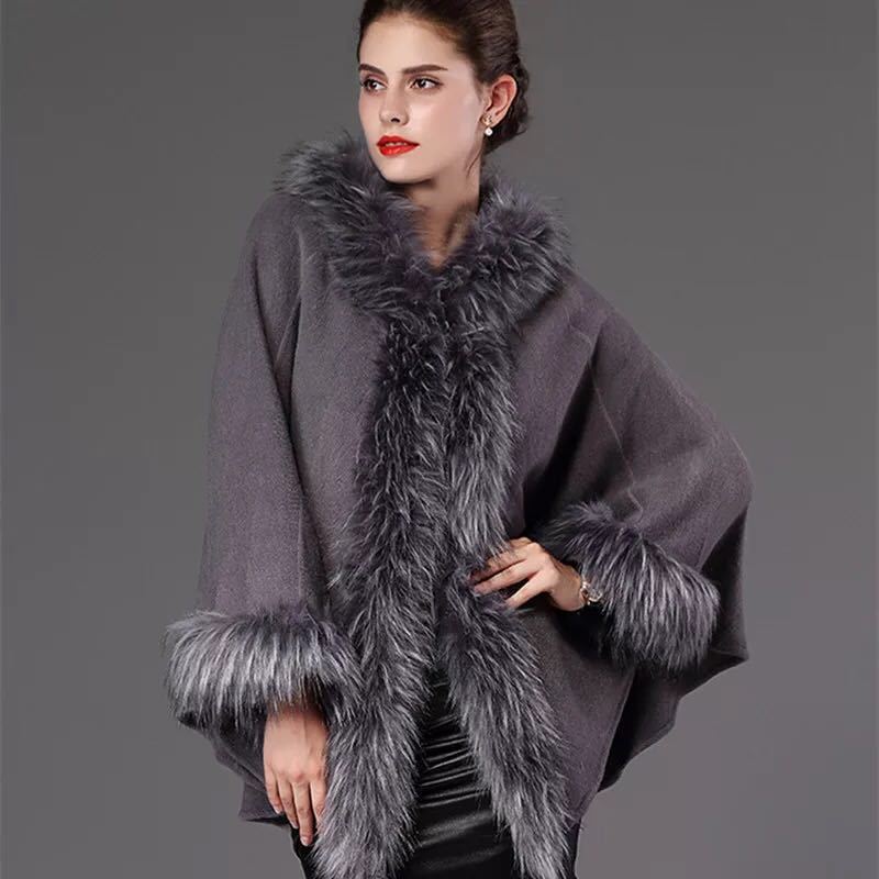 楽天市場】A009086毛皮風ミンクケープ ．ファーショール ファー