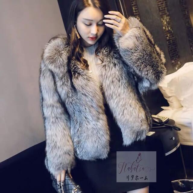 楽天市場】A005890ファーコート 大きいサイズ S〜2XL選択 新品未使用