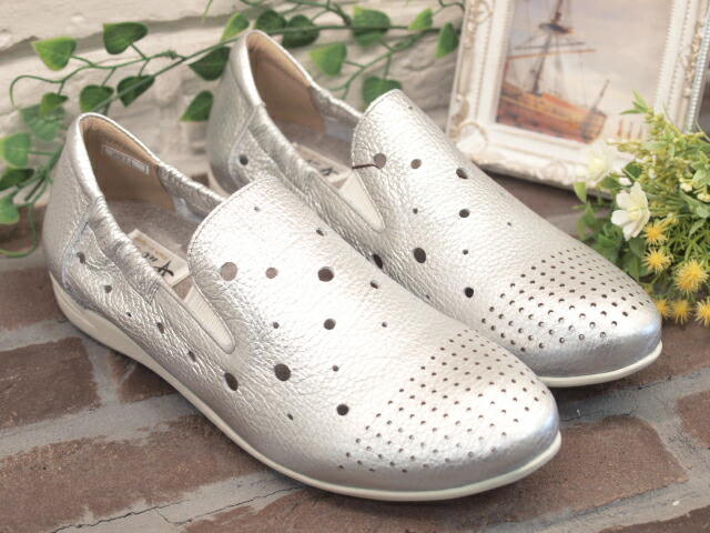 【楽天市場】【FIZZ REEN】【Put's】サマーカジュアルスリッポン 2911【シルバー】：RIV靴店