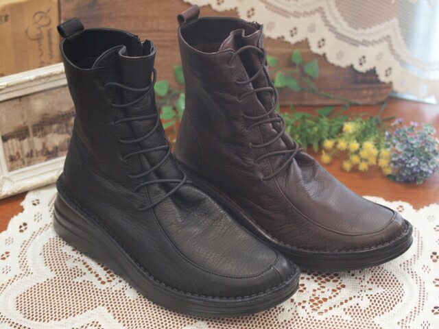 【楽天市場】【Put's】プッツ 厚底ショートブーツ 7074【ブラック・ダークブラウン】：RIV靴店