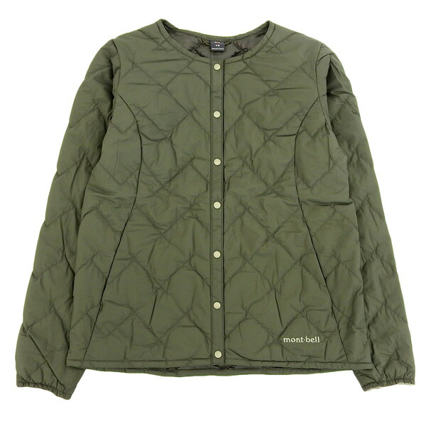【楽天市場】モンベル 衣類 レディース ダウンジャケット M ナイロン カーキ Superior Down Round NeckSeries RM1101667KH mont-bell：リヴェ ...