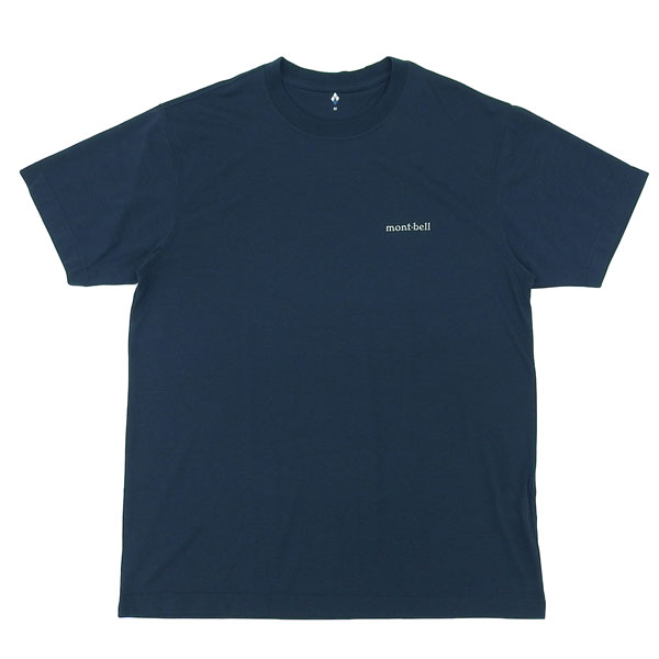 【楽天市場】モンベル 衣類 メンズ Tシャツ 半袖 M ネイビー WIC. T メンズ RM1114686NV mont-bell：リヴェラール楽天市場店