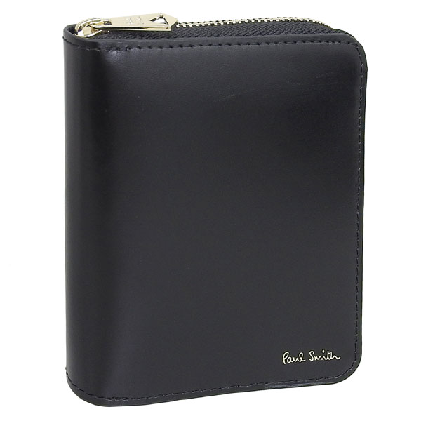 【楽天市場】ポールスミス 財布 メンズ 二つ折り財布 アウトレット レザー ブラック BPS565-10 PAUL SMITH：リヴェラール楽天市場店
