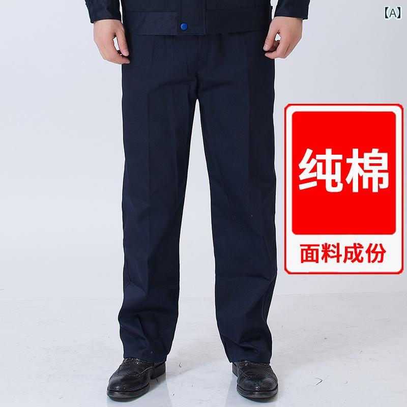 【楽天市場】作業着 メンズ ワーク メンズ ワークパンツ ゆったり 耐摩耗 春秋 厚手 薄手 綿 多 ポケット 溶接 メカニック 作業着 労働 ...