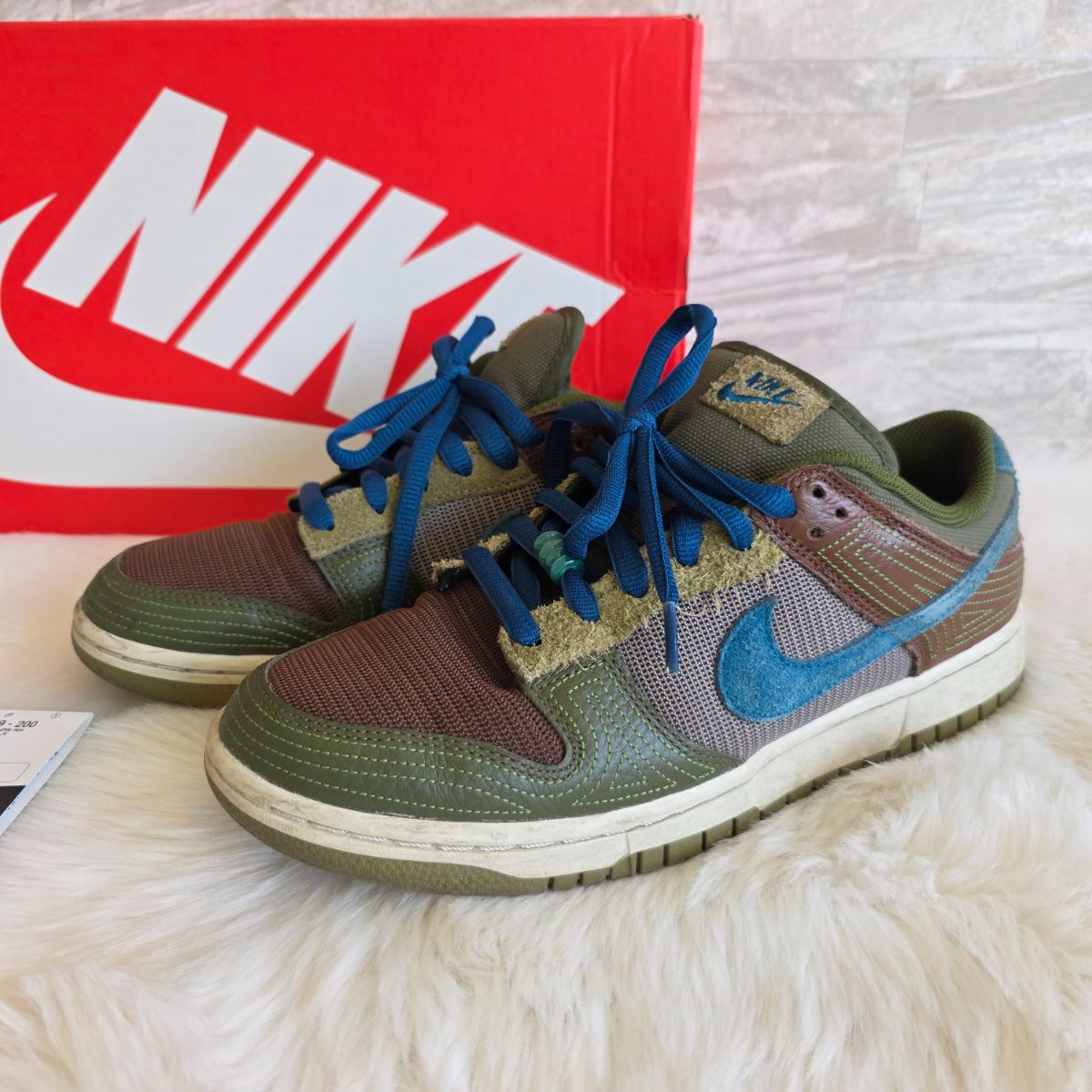 【楽天市場】NIKE ナイキ Dunk Low NH ダンク ロー Jade ジェイド スニーカー DR0159-200 メンズ【中古 ...