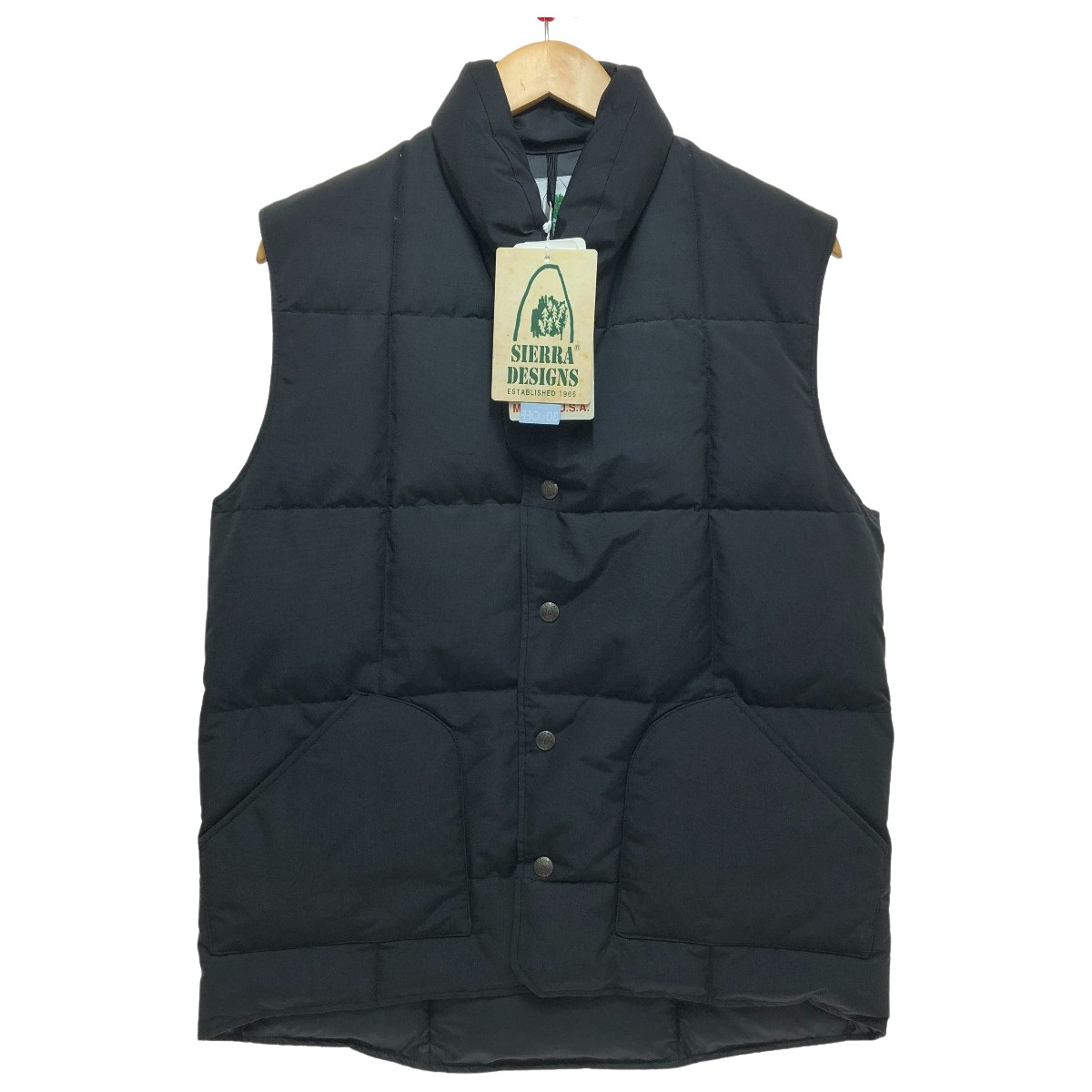 【楽天市場】 【中古】SIERRA DESIGNS シエラデザイン ダウンベスト Mサイズ 7981 ブラック Aランク：リサイクルビッグバン ...