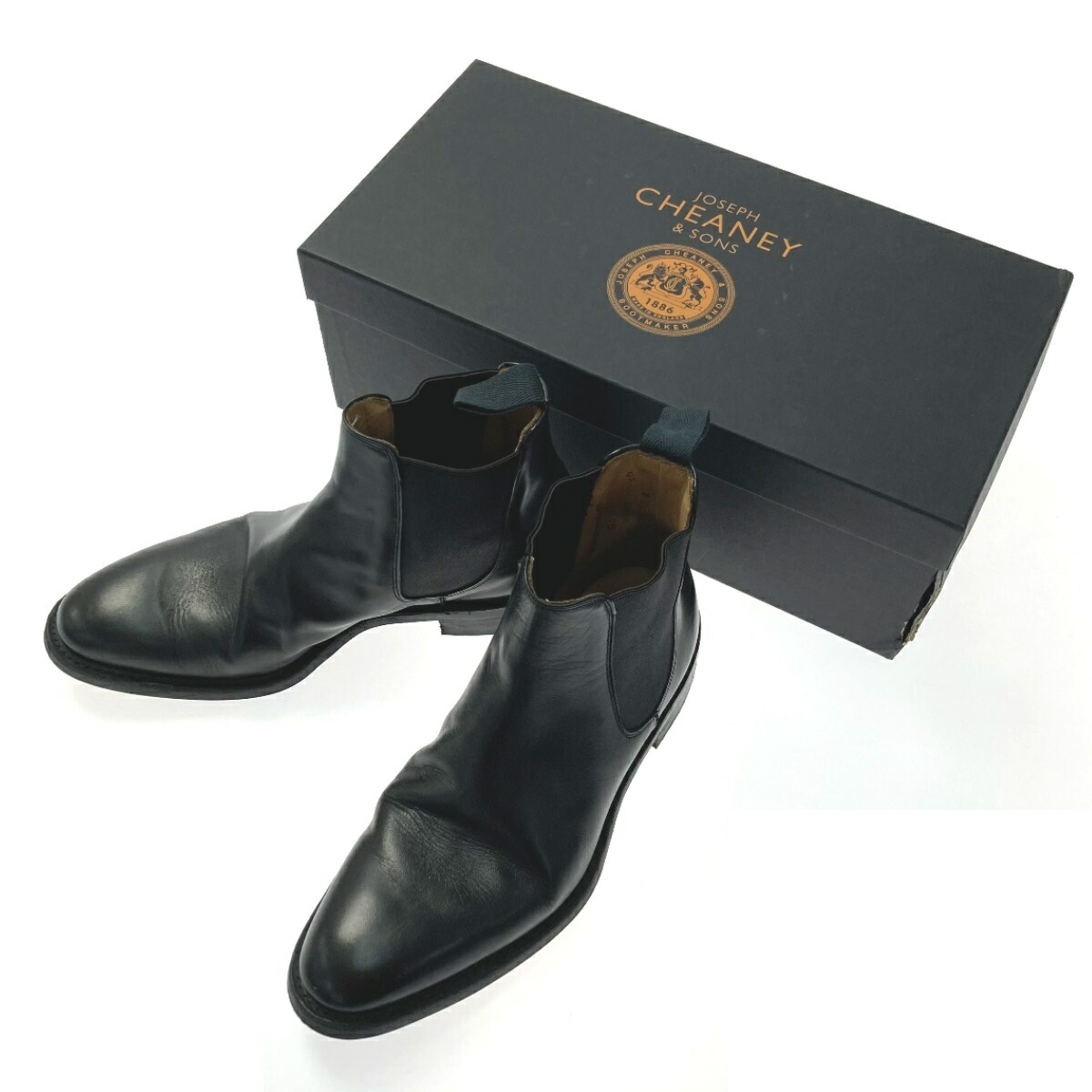 【楽天市場】☆☆【中古】JOSEPH CHEANEY ジョセフ チーニー THREADNEEDLE BLACK CALF ブーツ G55931 ...