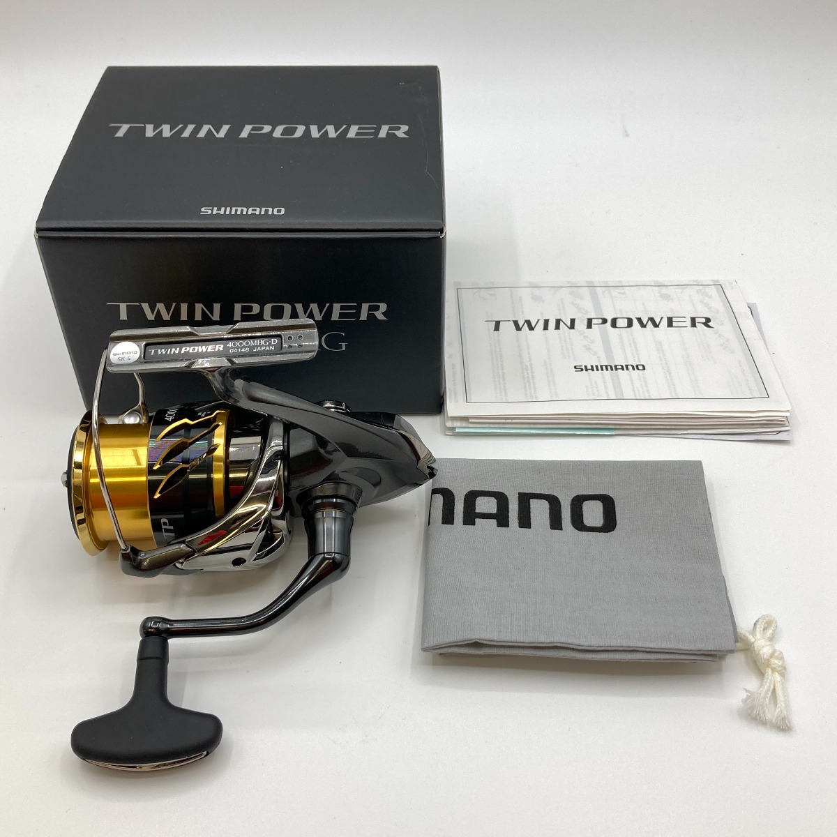 【楽天市場】 【中古】SHIMANO シマノ 20 TWIN POWER ツインパワー 4000MHG 04146 スピニングリール Bランク：リサイクルビッグバン楽天市場店