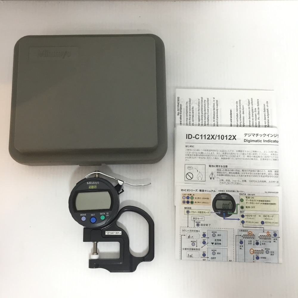 【楽天市場】ΘΘ【中古】Mitutoyo ABSデジマチックインジケータ IC-C1012XBS Bランク：リサイクルビッグバン楽天市場店