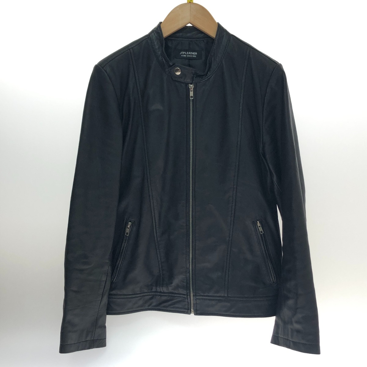 【楽天市場】 【中古】JTP LEATHER レザージャケット 羊革 Sサイズ JP-NSB2 ブラック Bランク：リサイクルビッグバン楽天市場店