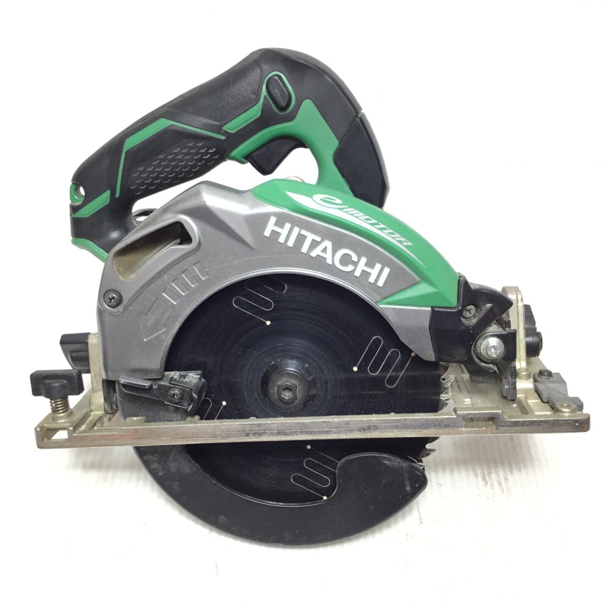 【楽天市場】ΘΘ【中古】HITACHI 日立 丸のこ コードレス式 165mm 18v 本体のみ C18DBAL グリーン Bランク ...