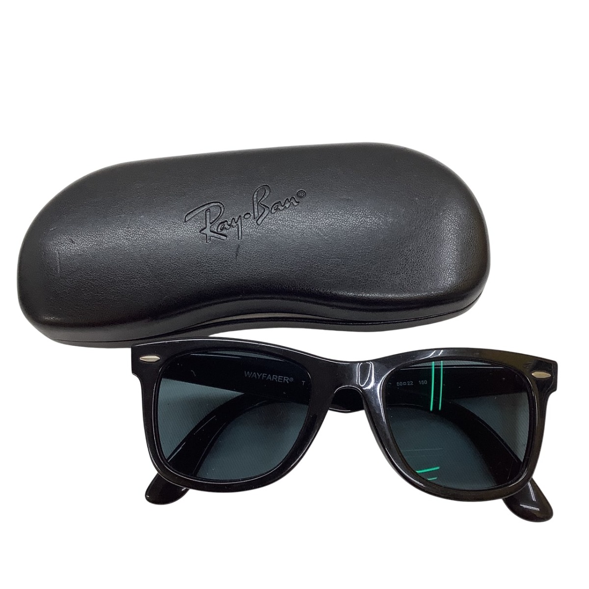 【楽天市場】【中古】RAY-BAN レイバン サングラス 度入り RB 5121F 2000 ブラック×ネイビー Bランク：リサイクルビッグ ...